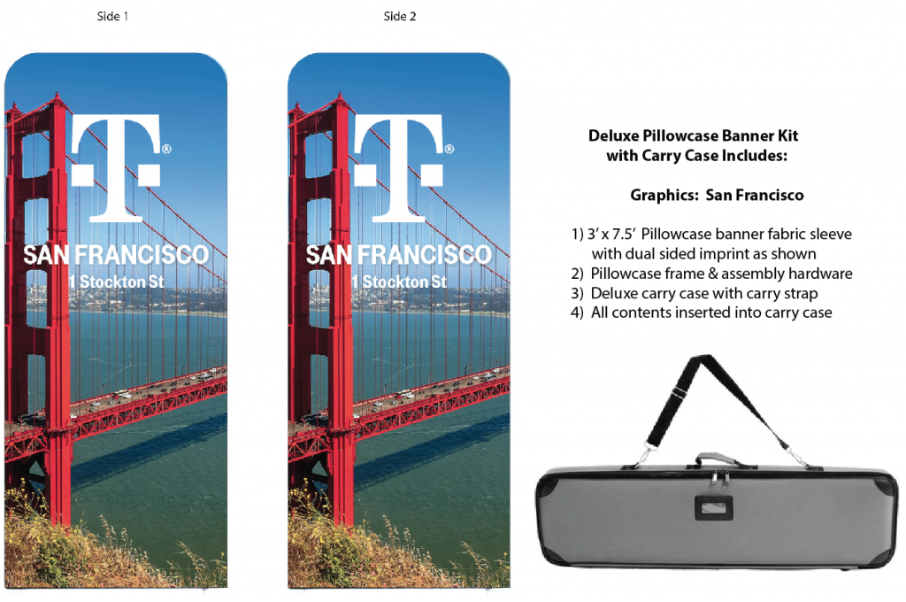 Deluxe Pillowcase Banner Kit w/ Carry Case – Signature Store San ...