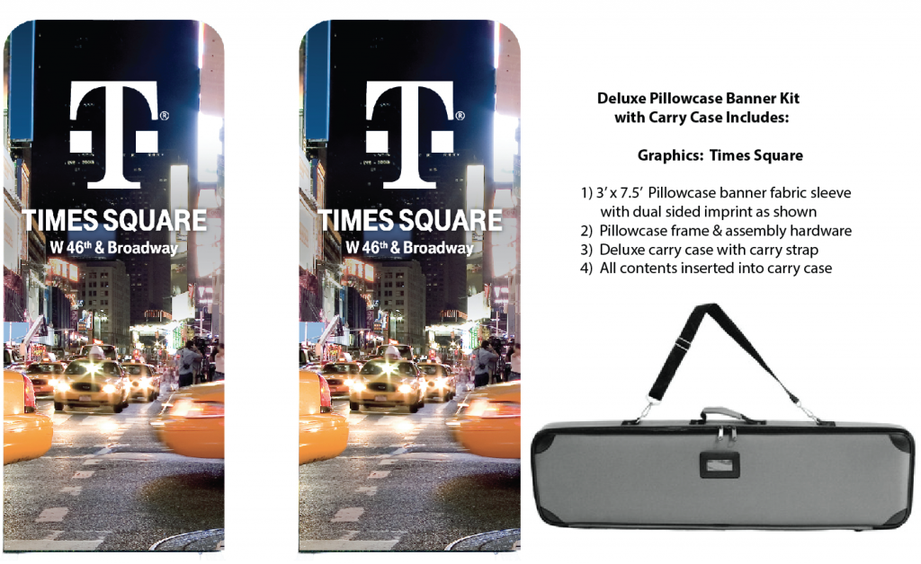 Deluxe Pillowcase Banner Kit w/ Carry Case – Signature Store Times ...